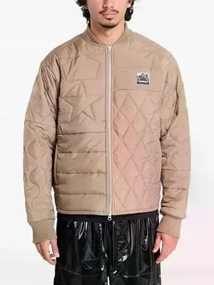 PLEASURES Stonehenge Quilted Bomber Jacket