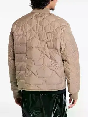PLEASURES Stonehenge Quilted Bomber Jacket