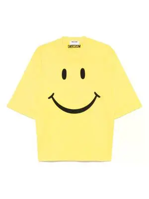 Moschino Smiley Cotton T-shirt - Yellow