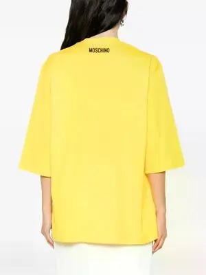 Moschino Smiley Cotton T-shirt - Yellow