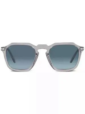 Persol Geometric Frame Sunglasses - Grey