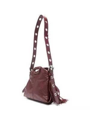 Maje Mini Miss M Leather Shoulder Bag