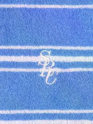 SPORTY & RICH Striped Shorts - Blue