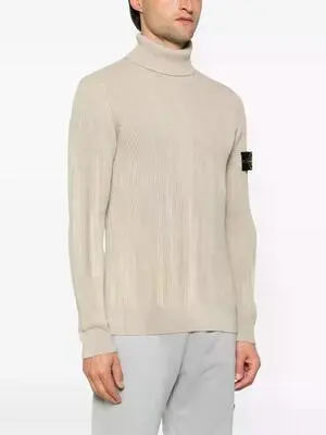 Stone Island Compass Badge Virgin Wool Sweater