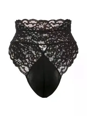 FLEUR DU MAL Charlotte Lace High-waisted Panty