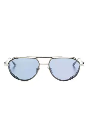 AKONI Skyracer Aks 511 Pilot Sunglasses - Silver