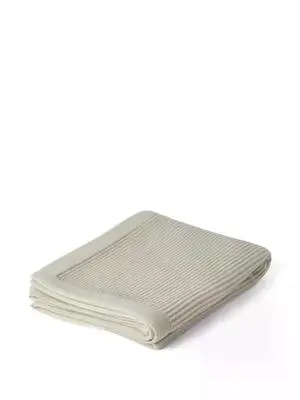 Brunello Cucinelli Rib-knit Cashmere Blanket