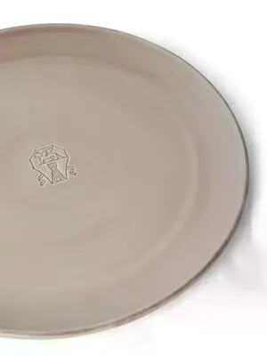 Brunello Cucinelli Logo-engraved Ceramic Plate