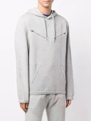 Alexander McQueen Skull-patch Zip-detail Hoodie