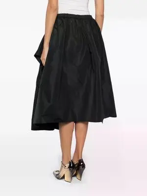 Biyan Taffeta Cape Dress