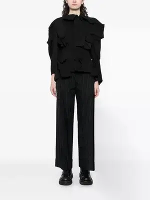 Yohji Yamamoto Cotton Blend Draped-sleeves Jacket