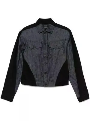 MUGLER Bi-color Denim Jacket