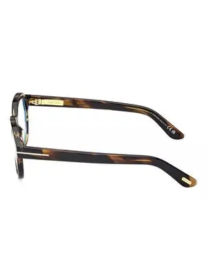 TOM FORD Round-frame Glasses - Brown