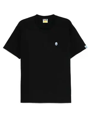 A BATHING APE Logo-embroidered T-shirt - Black