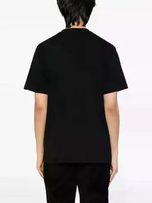 A BATHING APE Logo-embroidered T-shirt - Black