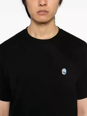 A BATHING APE Logo-embroidered T-shirt - Black