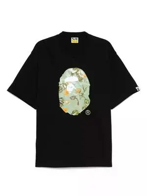 A BATHING APE Logo-printed T-shirt - Black