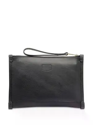 LANCEL Jour De Leather Clutch Bag - Black