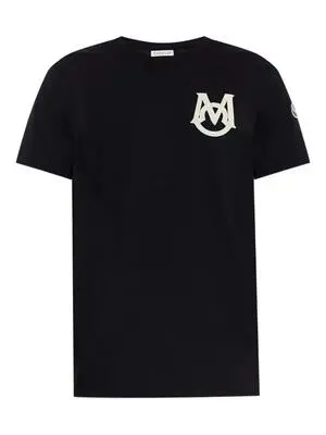 Moncler Logo-patch T-shirt - Blue