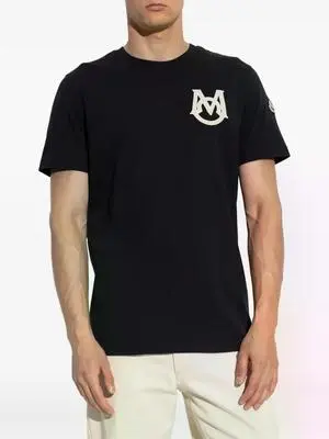 Moncler Logo-patch T-shirt - Blue