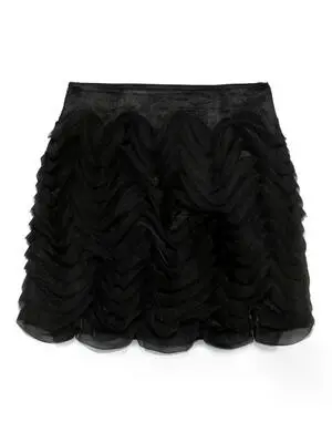 HUI MILANO Ruffled Mini Skirt