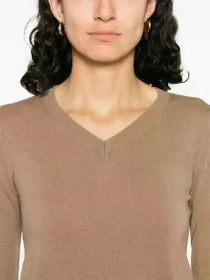 Max Mara V-neck Sweater - Brown