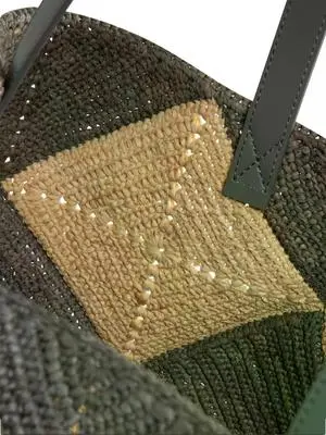 Loewe Puzzle Fold Woven Tote Bag