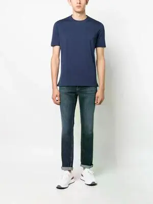 Brunello Cucinelli Mid-rise Cotton Jeans - Blue