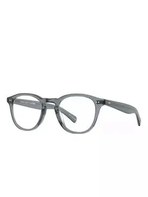 Garrett Leight Hampton Round-frame Glasses - Grey