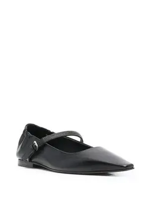 Brunello Cucinelli Leather Ballerinas