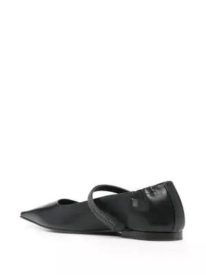 Brunello Cucinelli Leather Ballerinas
