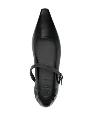 Brunello Cucinelli Leather Ballerinas