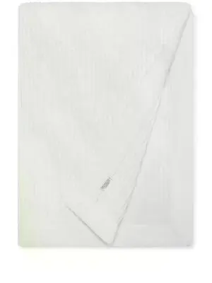 Brunello Cucinelli Cashmere Ribbed Blanket - Grey