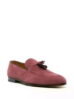 DOUCAL'S Tassel-detail Suede Loafers