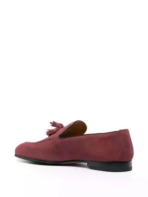 DOUCAL'S Tassel-detail Suede Loafers