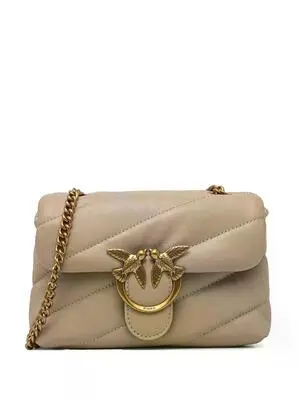 Pinko Love Puff Crossbody Bag - Neutrals
