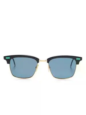 Thom Browne Square Frame Sunglasses - Black