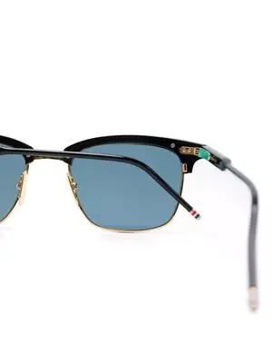 Thom Browne Square Frame Sunglasses - Black