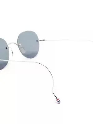 Thom Browne Round-frame Sunglasses - Silver
