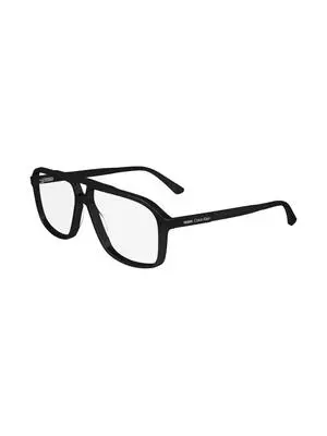 Calvin Klein Rectangle Frame Eyeglasses - Black