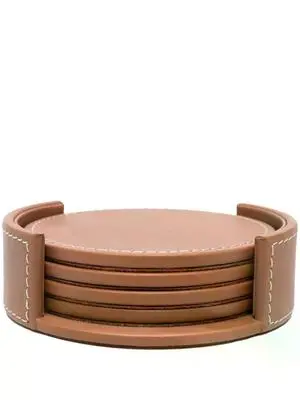 Ralph Lauren Wyatt Leather Coasters