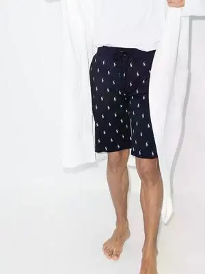Polo Ralph Lauren Logo Print Pajama Shorts