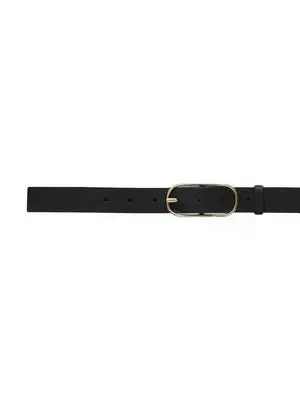 ANINE BING Harper Leather Buckle Belt