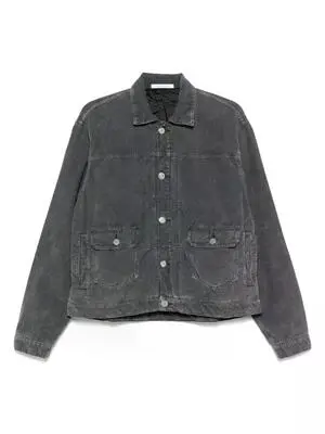 SUNFLOWER Cotton Single-breasted Coat - Grey