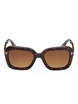 TOM FORD Square-Frame Sunglasses Brown