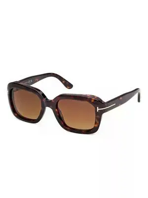 TOM FORD Square-frame Sunglasses - Brown
