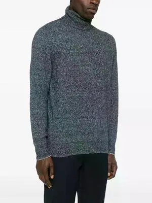 Brunello Cucinelli High-neck Sweater - Blue