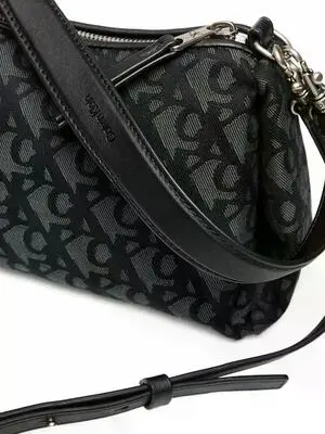 Calvin Klein Monogram Pattern Shoulder Bag