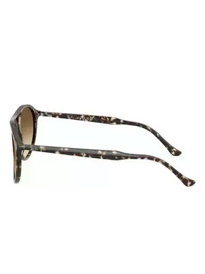 Ray-ban Aviator Sunglasses With Tortoiseshell Effect - Brown