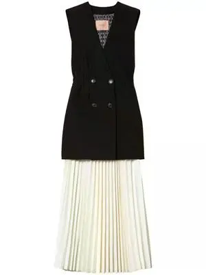 TWINSET Pleated Maxi Dress